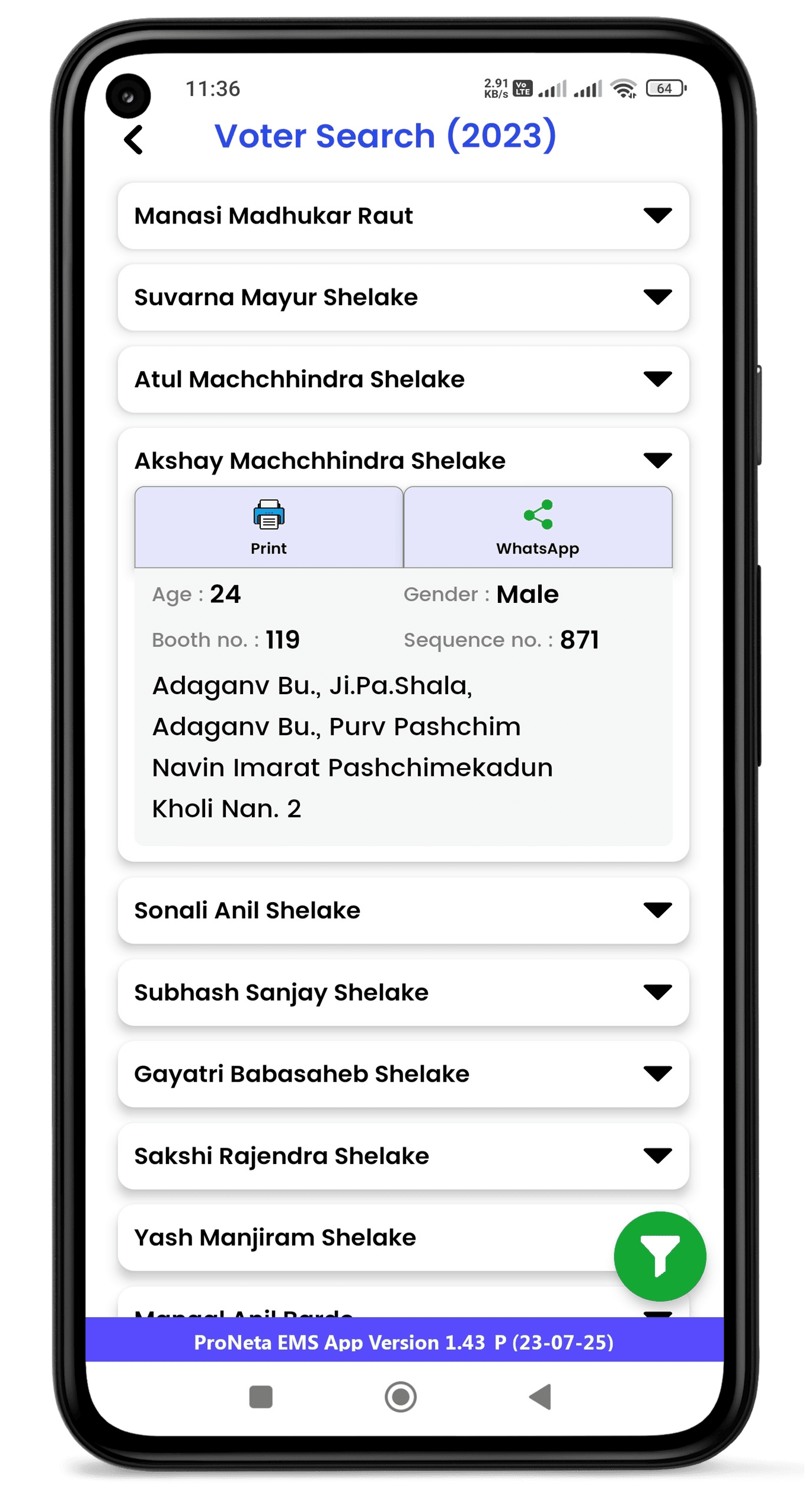 ProNeta Election Data Analytics and Technology