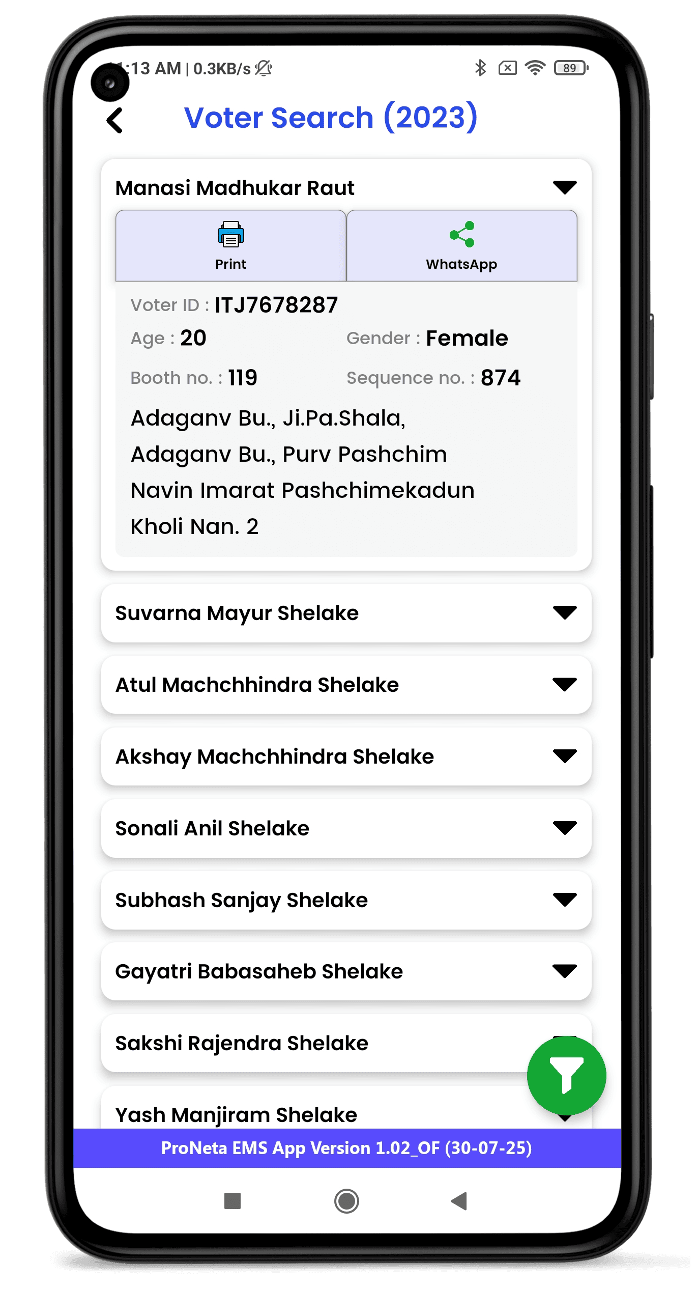 ProNeta Election Data Analytics and Technology